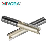 China Hot Selling Arden CNC Router Bit Carbide Double Edge Straight Groove End Mill Engraving Chipboard Veneer Plywood Milling Cutter for sale
