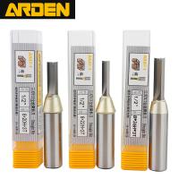 China Arden 0124 TCT Straight Router Bit   3 Slot TCT Straight Groove Milling Cutter 1/2 Shank CNC Router Bits  for Wood Woodworking for sale