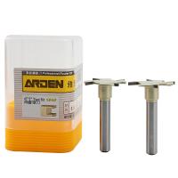 China ARDEN 1610 Woodworking Router Bit Shank 1/2 1/4 Ying Alloy Drill Bit for Cutting Wooding T Type Slotting Cutter for sale