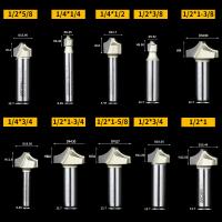 China 1/2 Shank Carbide Cutting Tools for Plate Cutting Woodwork Tools #0401 Open End Carving Bit ARDEN for sale