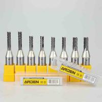 China Arden Customizable TCT Solid Full Carbide CNC Three Edge Straight Milling Cutter Wood Tools Tools with OEM Support for sale