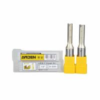 China Arden High Precision Straight Knife End Mill 1/2 1/4 Shank TCT Double Edge Cutter Head for Trimming Engraving ODM OEM Customized for sale