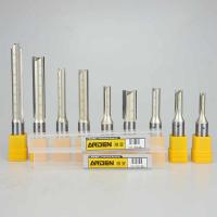 China Arden Arden Metric Tct Trimming Engraving Machine Head 1/2 1/4 Handle Milling Cutter Double Edge Straight Slot Milling Cutter for sale