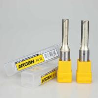 China Arden Arden Metric Tct Trimming Engraving Machine Head 1/2 1/4 Handle Milling Cutter Double Edge Straight Slot Milling Cutter for sale