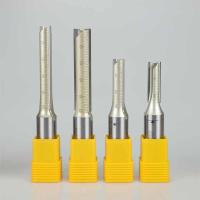 China Arden Arden Metric Tct Trimming Engraving Machine Head 1/2 1/4 Handle Milling Cutter Double Edge Straight Slot Milling Cutter for sale