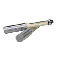 China Arden Lengthened Woodworking Engraving Drill Bit Straight Knife With Bearing Trimming Cutter for sale
