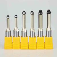 China Arden Lengthened Woodworking Engraving Drill Bit Straight Knife With Bearing Trimming Cutter for sale
