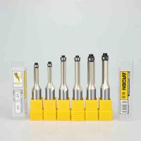 China Arden Lengthened Woodworking Engraving Drill Bit Straight Knife With Bearing Trimming Cutter for sale