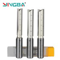 China Arden  Trimmer Engraving Head Wood Engraving Milling Cutter 1/2 1/4 Handle Milling Cutter Double Edge End Mill for sale