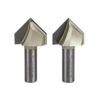 China ARDEN  'V' Type High Yingness Alloy Router Bit Tool 1/2 1/4  Shank End Mill Wood Milling CNC Tool Plate Cutting V Groove V Bit for sale