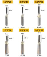 China Arden CNC Router Bit TCT Carbide Milling Cutter 2 Flute Straight Bit for MDF Wood Router Bits 1/2 1/4 Shank Wood Cutting Tools for sale