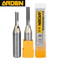 China Arden CNC Router Bit TCT Carbide Milling Cutter 2 Flute Straight Bit for MDF Wood Router Bits 1/2 1/4 Shank Wood Cutting Tools for sale
