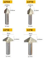 China High Precision Arden Router Bits  90 120 150 Degree  V Groove End Mill for sale