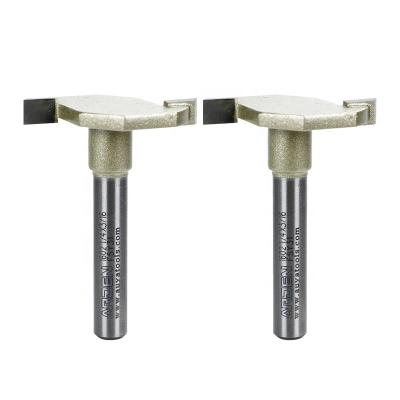 China 1610 ARDEN Router Bit Double Flute  ARC Bending Tool T Shaped for sale