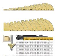 China Round Corner Arden Router 60HRC Trimming Chamfering Router Bit for sale