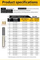 China A0114 ARDEN Router Bit  2 Flute Straight Wood Milling Cutter Cnc Machine for sale