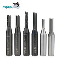 China Tiger 1 /2*6mm*22mm Three Blade Woodworking Straight Blade T007 Carving Machine Slotting Woodworking Milling Cutter for sale