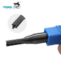 China Tiger 1 /2*6mm*22mm Three Blade Woodworking Straight Blade T007 Carving Machine Slotting Woodworking Milling Cutter for sale