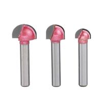 China Tideway Factory Prices 6mm Shank CNC Router Bit Wood Half Gove Milling Cutter Nose Grooving Cutter Bit-OEM Customized 10 Pcs for sale