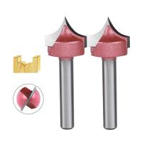 China Tiideway 6mm Shank CNC Router Bit Wood Carving Round Over Milling Cutter Customizable OEM Needle Nose CNC Bit for Woodworking for sale