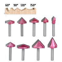 China Tiideway 6mm Shank CNC Router Bit Wood Carving Round Over Milling Cutter Customizable OEM Needle Nose CNC Bit for Woodworking for sale