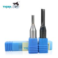 China Tiger  1/2 and 1/4 Shank  CNC Router Bit High Precision Carbide Straight Router Bit for Wood Working for Wood Router Bits for sale