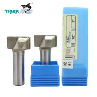 China Tiger  Coated Woodworking Smooth Diameter Metric Cleaning Bottom Router Bits for Bottom Cleaning 0110 for sale