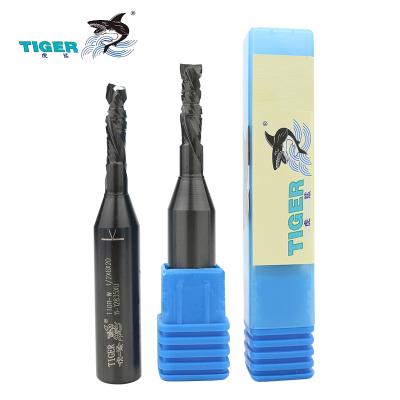 China Wood MDF Tiger Router Bit  12.7mm Twin Flutes Carving Bits For Router for sale