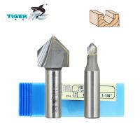 China 1/2 X 63mm  Tiger Bit V Type  Decorative Face Mill Carbide Inserts 25.4mm for sale