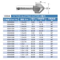 China 1/2 X 63mm  Tiger Bit V Type  Decorative Face Mill Carbide Inserts 25.4mm for sale