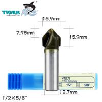 China 1/2 X 63mm  Tiger Bit V Type  Decorative Face Mill Carbide Inserts 25.4mm for sale