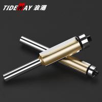 China Tideway 1/2 and 1/4 Shank 2 Flutes With Bearing Carbide Woodworking Professional Wood Flush Trimming Bit for Carpentry Machine for sale