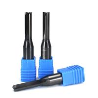 China Three Blade 55HRC Tiger Bit Cnc Router Bit Straight Blade Woodworking Milling Cutter for sale