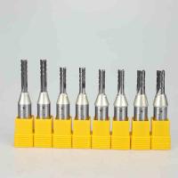 China Arden engraving trimming ripping TCT solid full carbide three edge CNC milling cutter  Three Edge straight milling cutter for sale