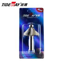 China Tideway Customizable CNC Woodworking Router Bits 45 Degree Tungsten Carbide Chamfer Mill Cutter with Bevel Edge OEM Support for sale