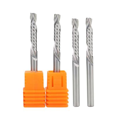 China YingBa Factory Customization up Down Cut  Compression Router Bit Cnc Tools One Flute Spiral End Mill Tools for Wood for sale