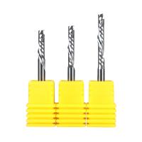 China YINGBA OEM Customized Wholesale up and Down Cutting Single Edge Spiral Carbide End Mill Compression Router Bit for Wood for sale