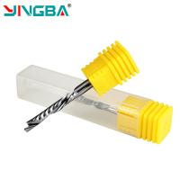 China YINGBA OEM Customized Wholesale up and Down Cutting Single Edge Spiral Carbide End Mill Compression Router Bit for Wood for sale