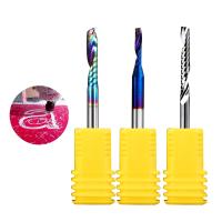 China YingBa Cnc Tools Milling Cuter 3mm Single Edge End Mill Cutter Carbide 1 Flute 3mm Cnc Bit Spiral Cnc Fresa 4mm for sale