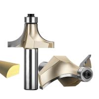 China Tideway 1/4 1/2 Shank Cormer Ball Nose Round Carving Router Bit With Beraing Radius Core Tumgsten Steel Carbide Face Llil! for sale
