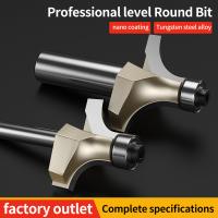 China Tideway 1/4 1/2 Shank Cormer Ball Nose Round Carving Router Bit With Beraing Radius Core Tumgsten Steel Carbide Face Llil! for sale