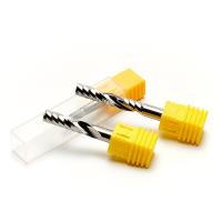 China Carbide 1F 3mm Wood Milling Cutter Tools Cut Acrylic Cnc Machine Tools Fresas Para Router Bit 6mm Single Flute Sprial End Mill for sale