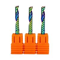 China Cheap Price Single Flute Carbide End Mills for Aluminium Acrylic and Wood Cutting for sale
