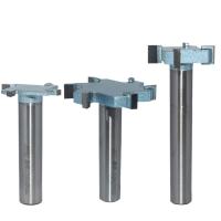 China 4Flute To 6Flute Tideway Router Bits 6.35mm T Slot Router Bits For Woodworking for sale