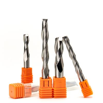 China YINGBA CNC Router Bit Two Flute Spiral Bits Carbide End Mill for Acrylic PVCYingwood CNC Tool Engraving Bit Upcut Milling Cutter for sale