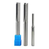 China High-Speed Steel 2-Flute Straight Edge Router Bits CNc Wood Straight Engraving Cutters Carbide Endmils Tools Packet Reamers for sale