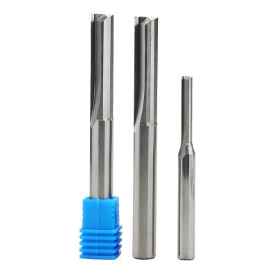 China High-Speed Steel 2-Flute Straight Edge Router Bits CNc Wood Straight Engraving Cutters Carbide Endmils Tools Packet Reamers for sale