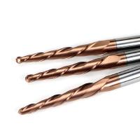 China YingBa Wholesale Price 8mm CNC Wood Router Bit Diamond 2Flute Spiral Tapered Ball Nose End Mil Milling CNC Cutter  for Wood MDF for sale