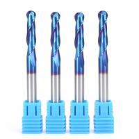 China CNC Router Bit Ball Nose End Mill Cutters 2 Flutes 4 Flutes Radius End Milling Cutter Carbide Milling Tool Ball Nose End Mill for sale