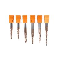China 55 Degree Wolfram Steel CNC Router Bits Customizable OEM Spherical Milling Cutter Metal Alloy Tapered Ball Nose End Mill for sale
